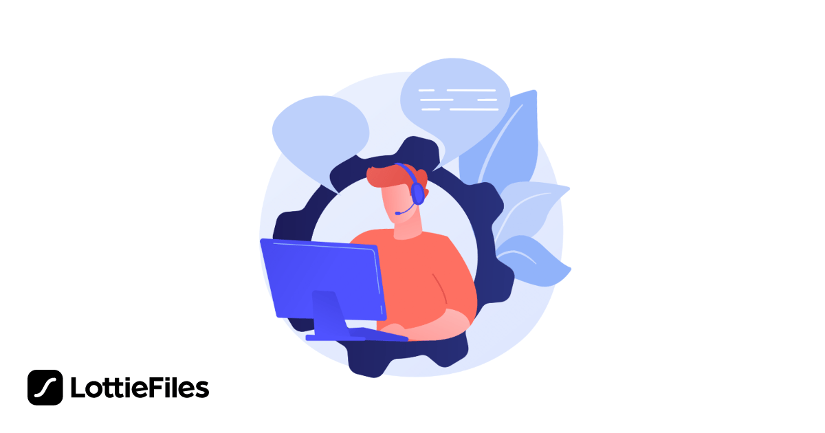 Free support Animation by Azat Ain | LottieFiles