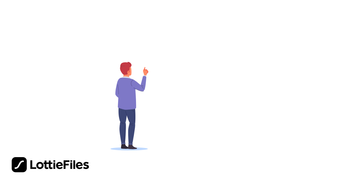 Free MAN TOUCH SCREEN Animation by Utpal Kant | LottieFiles