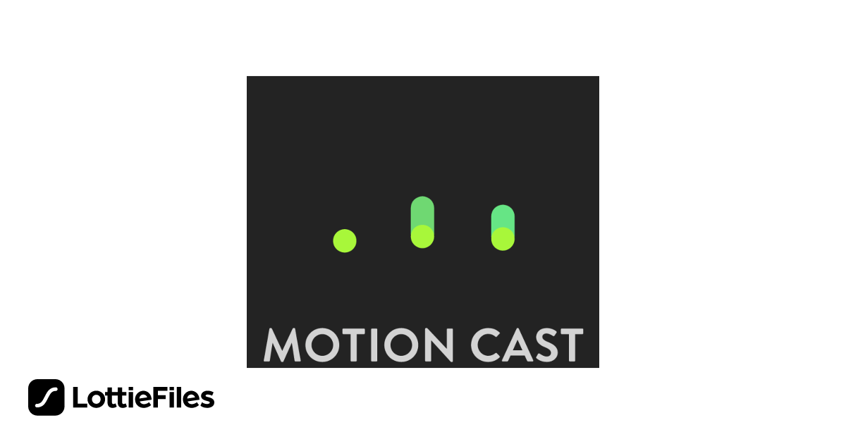 Free Motion cast Animation by Baris Adrin Mirzai | LottieFiles