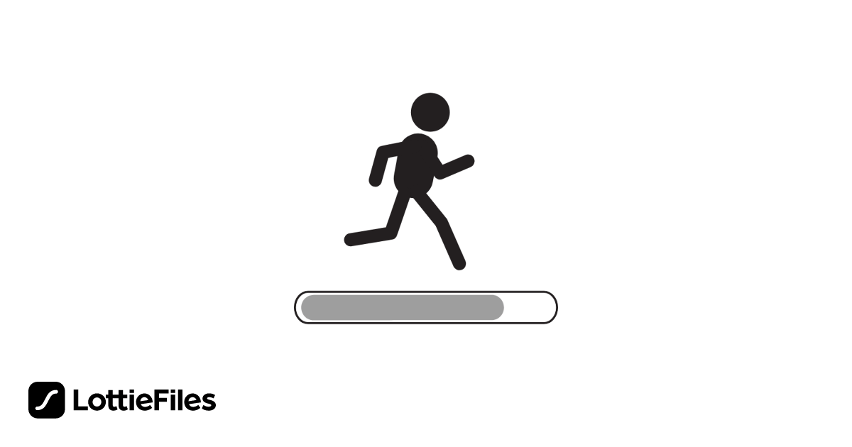 Free Man fast running on loading bar Animation by VVadyab Pico ...