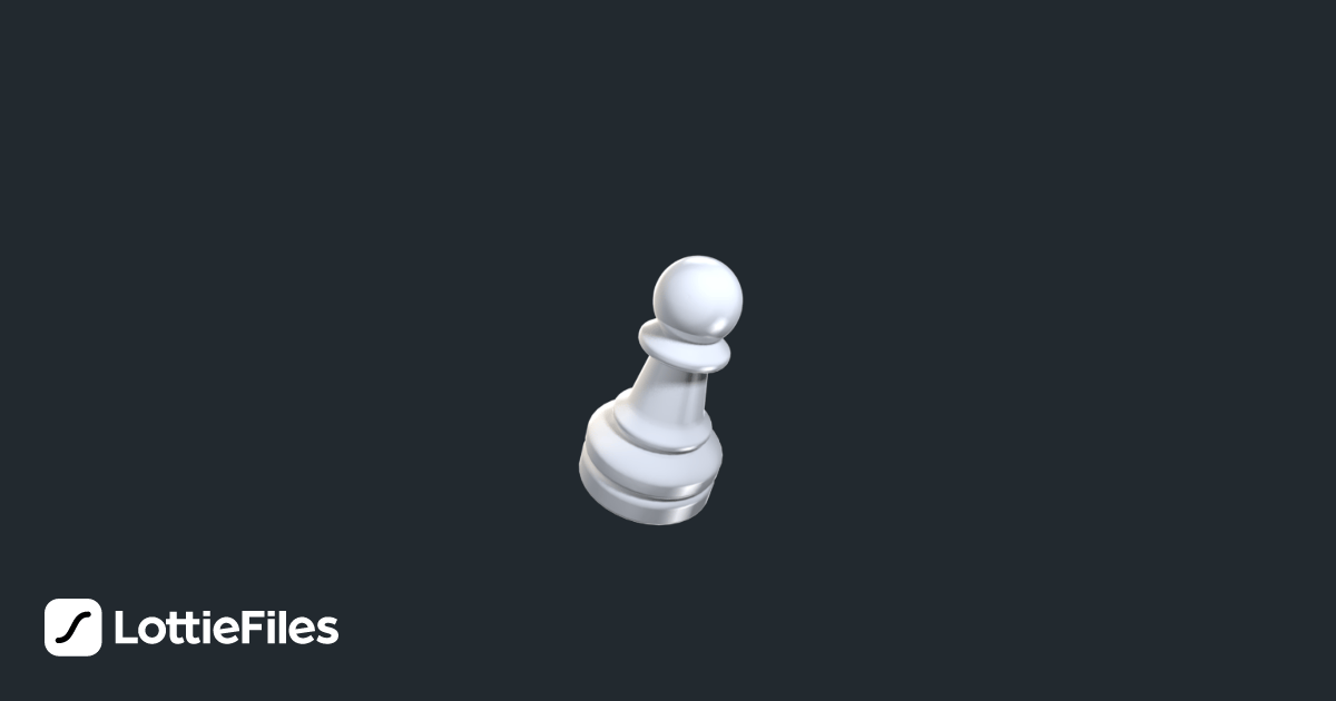 Free Chess Pawn Animation by Luci Yamaji | LottieFiles