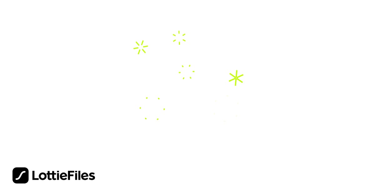 Free Green Sparkle Animation by Matt Gray | LottieFiles