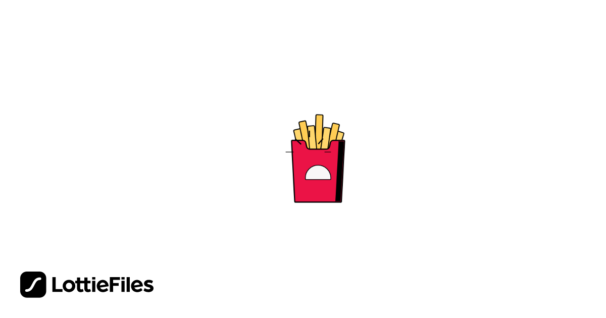 Free french fries Animation by Bristy Kabir | LottieFiles