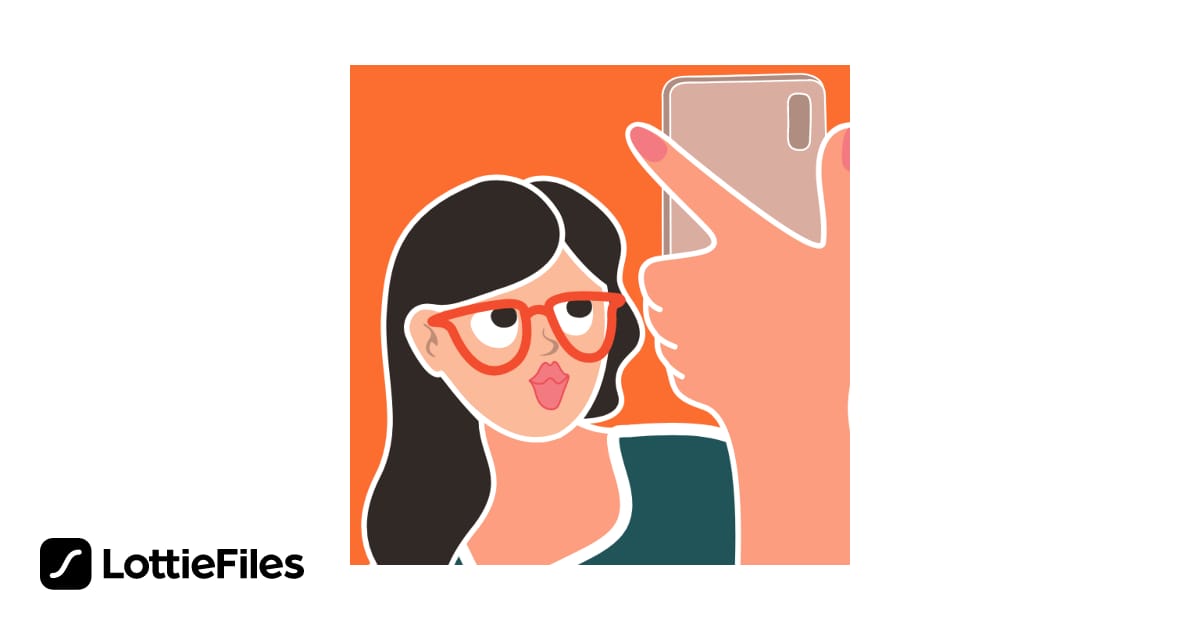 Free Selfie Animation by Vinnie Cruz | LottieFiles