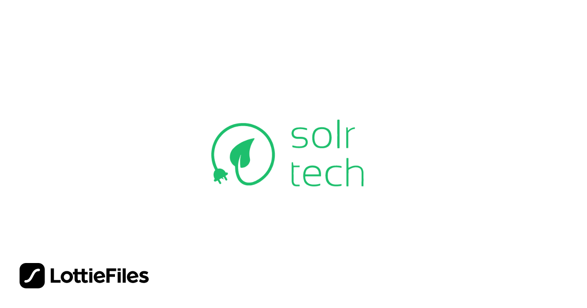 Free SolrTech_logo Animation by Jacques Marais | LottieFiles