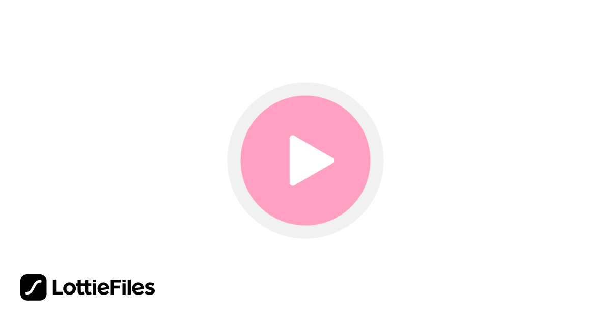 Free Pink Play Button Animation by Ron Rivera | LottieFiles