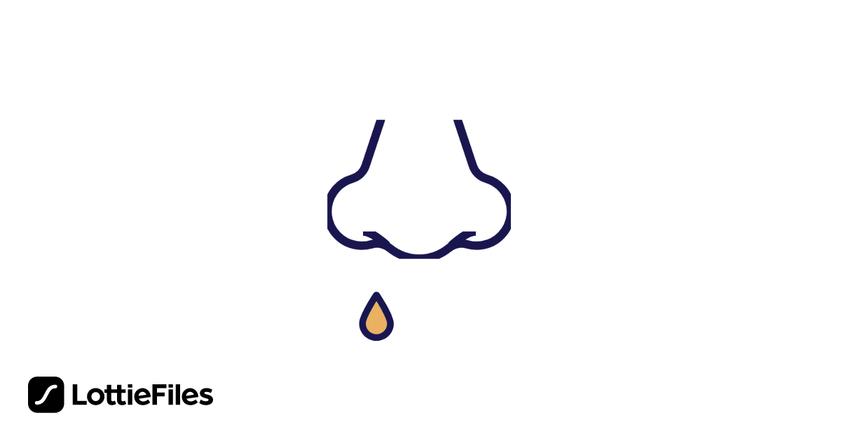 Free Nose Dripping Lottie Animation Animation by Weerk Studios ...