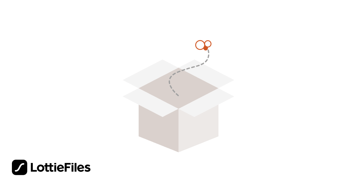 Free Empty Box orange theme Animation by jean espinoza | LottieFiles