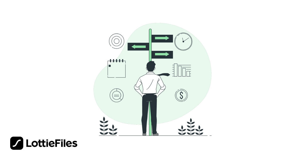 Free Business decisions Lottie JSON animation Animation by Tinymotion ...