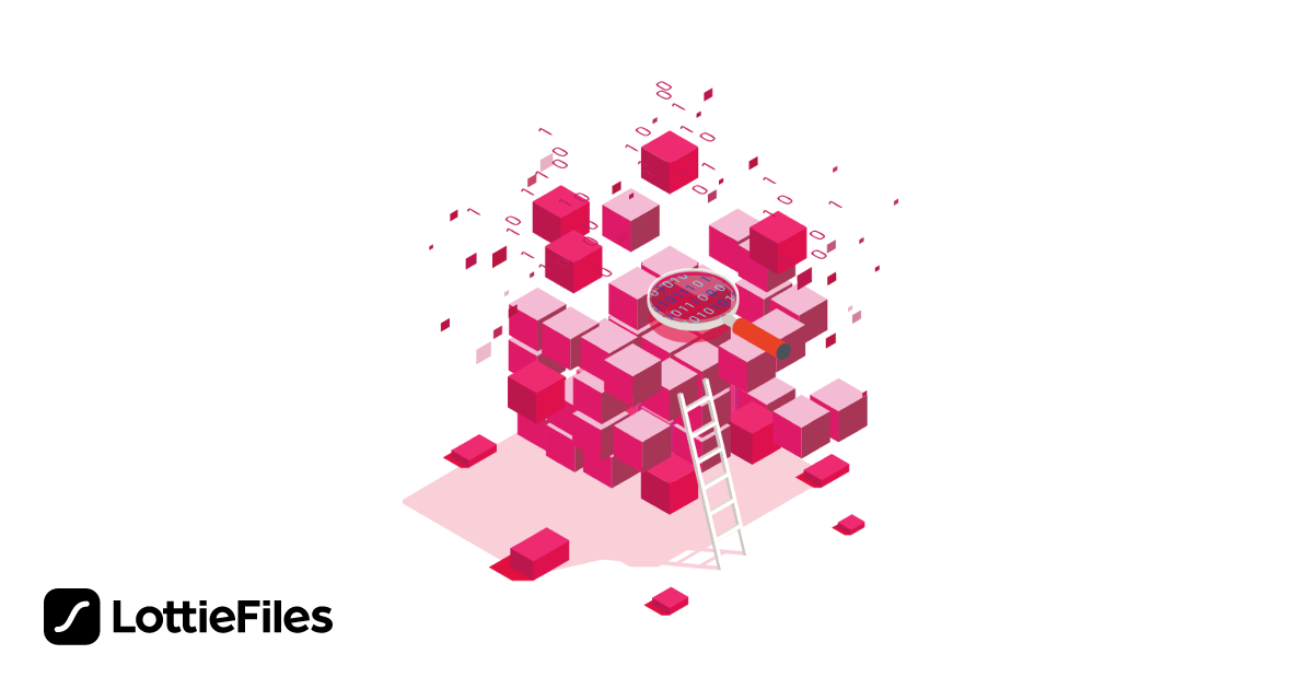 Free Cube Box Red Animation by Jasa Code | LottieFiles