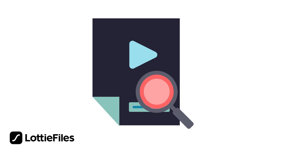 video icon animation searching scanning find by salman - LottieFiles