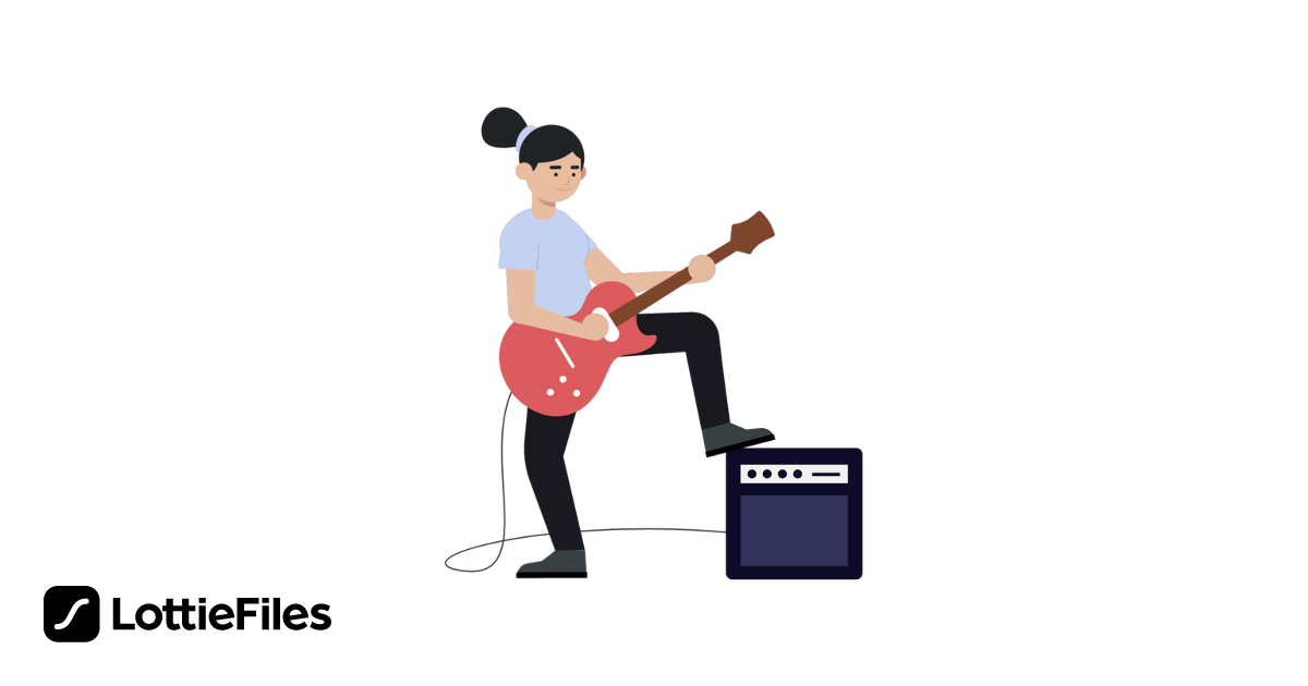 Free Guitar Animation by Priyanshu Rijhwani | LottieFiles