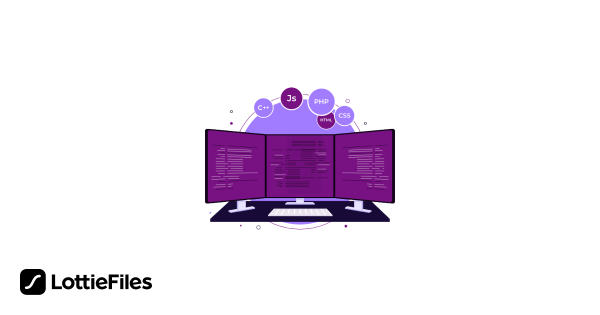 Free IT Developing purple animation Animation by Martynas Kolendo ...