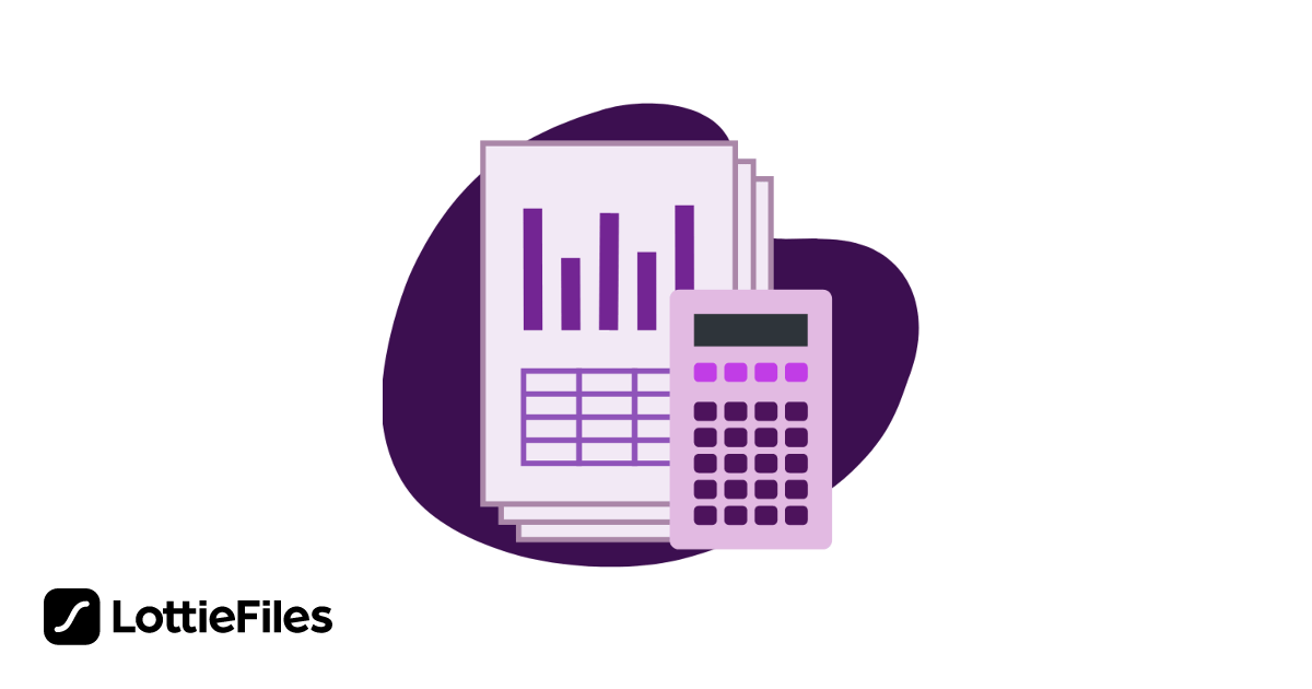 Free accounting purple Animation by Martynas Kolendo | LottieFiles