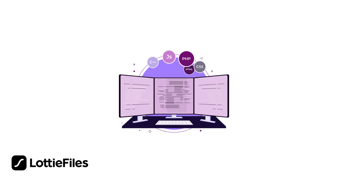 Free IT dev pink Animation by Martynas Kolendo | LottieFiles