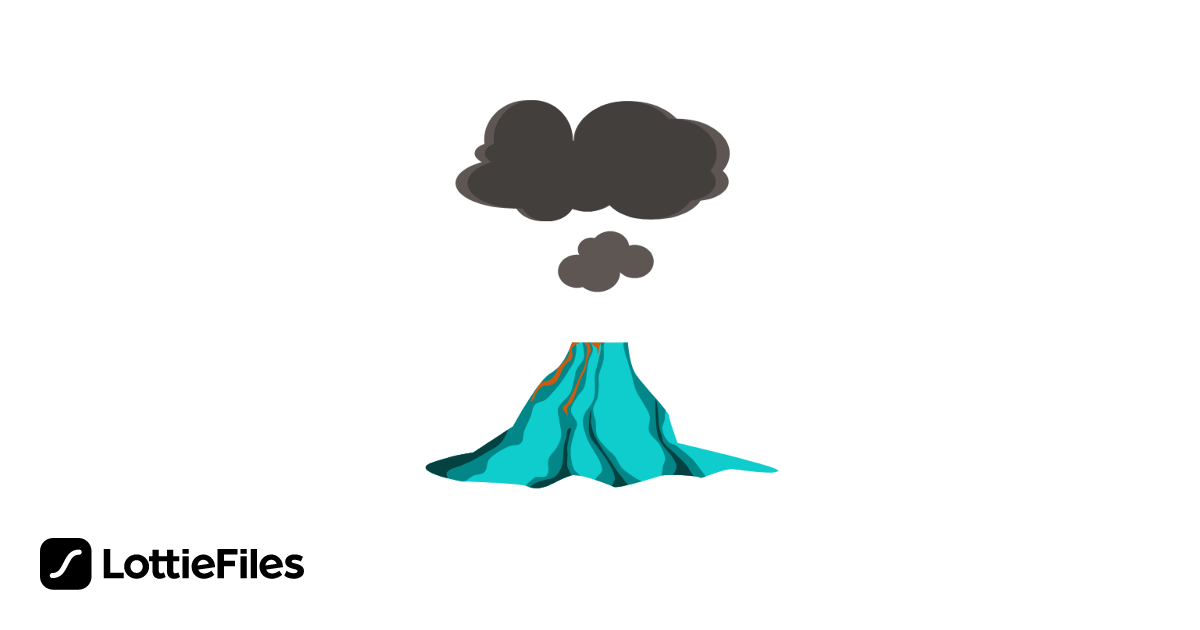 Free volcano Animation by alekso | LottieFiles
