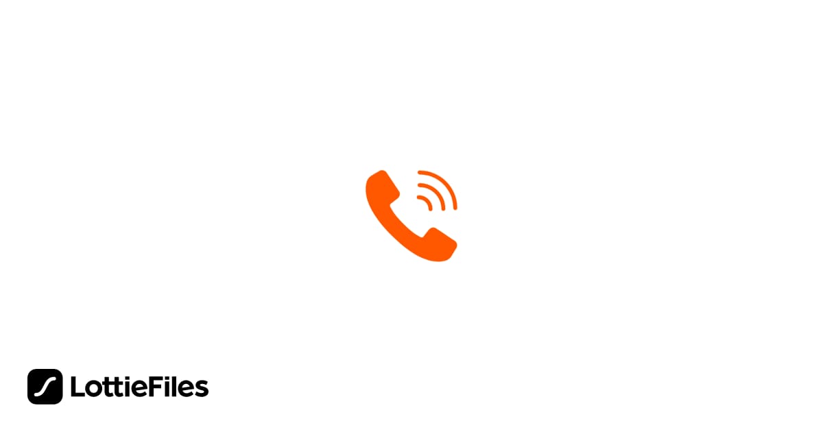 Free orange phone Animation by bcouto couto | LottieFiles