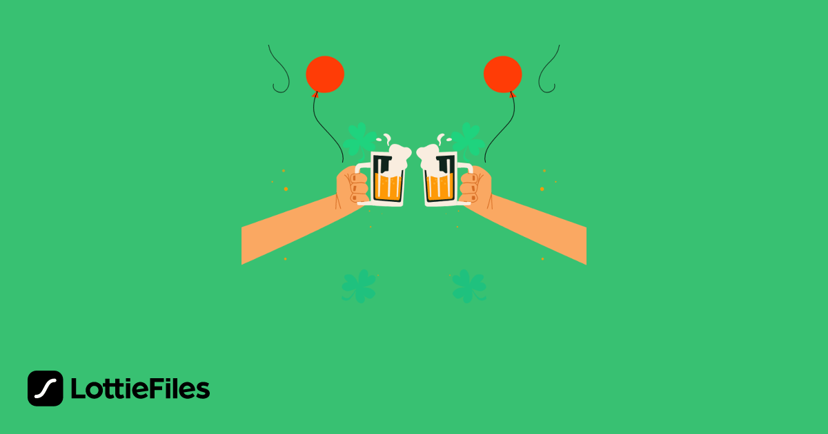 Cheers! - St Patricks Day by Tom Fabre - LottieFiles