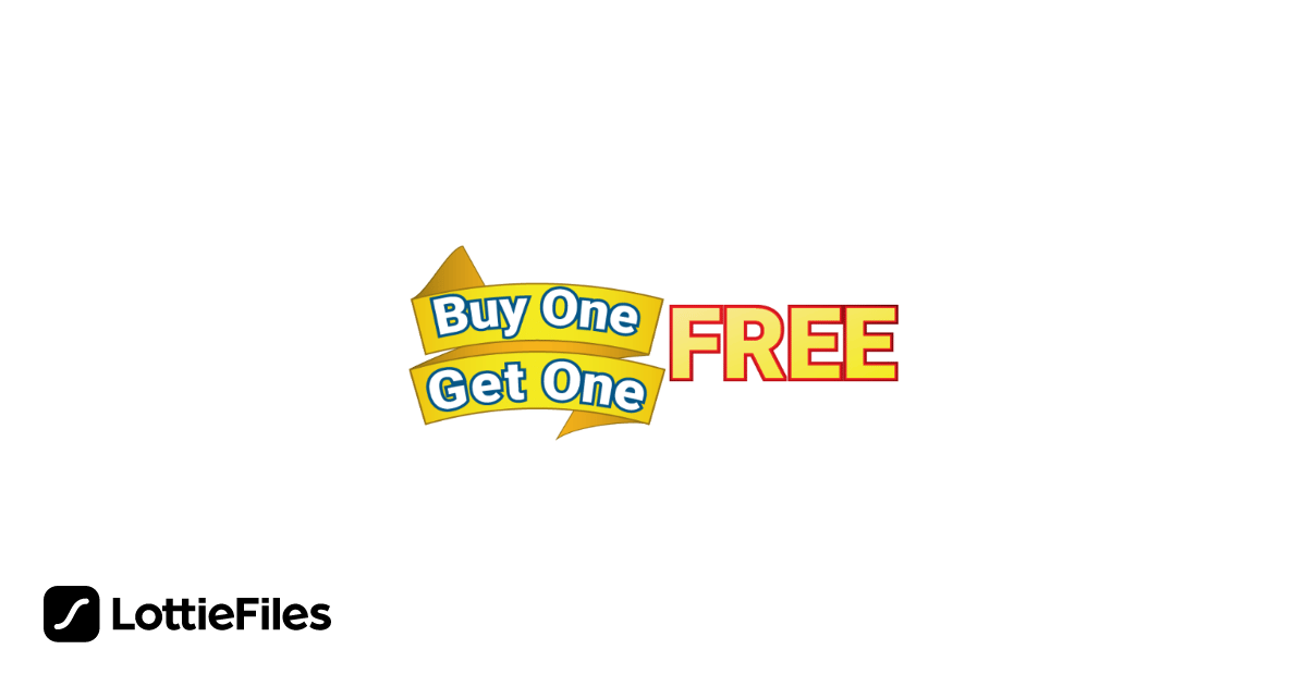 Free BOGO banner Animation by Bill Wallbaum | LottieFiles
