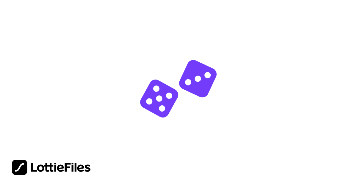 Free Dice Roll Purple Animation by Shubh Saraswat | LottieFiles