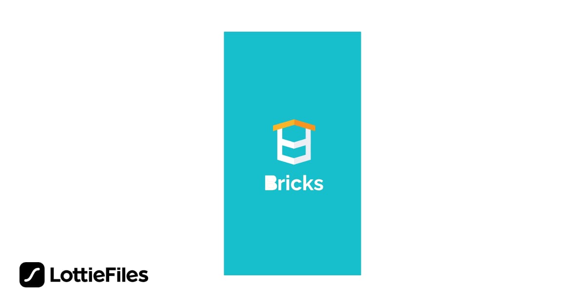 Free logo bricks Animation by Ahmed Moh Abu Tawela | LottieFiles