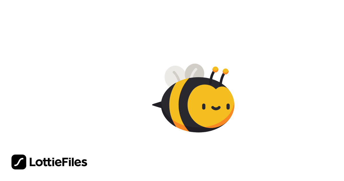Free bee flying Animation by madiya | LottieFiles