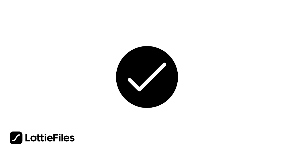 Free Tick Animation by LottieFiles | LottieFiles