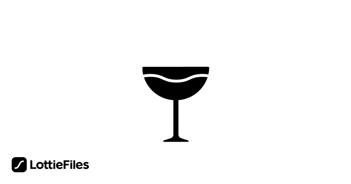 Free Cocktail glass Animation by LottieFiles | LottieFiles