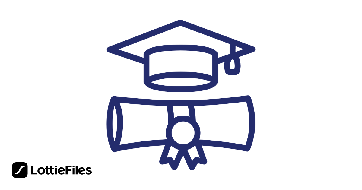 Free Degree icon animation Animation by Kanwar Pal Singh | LottieFiles