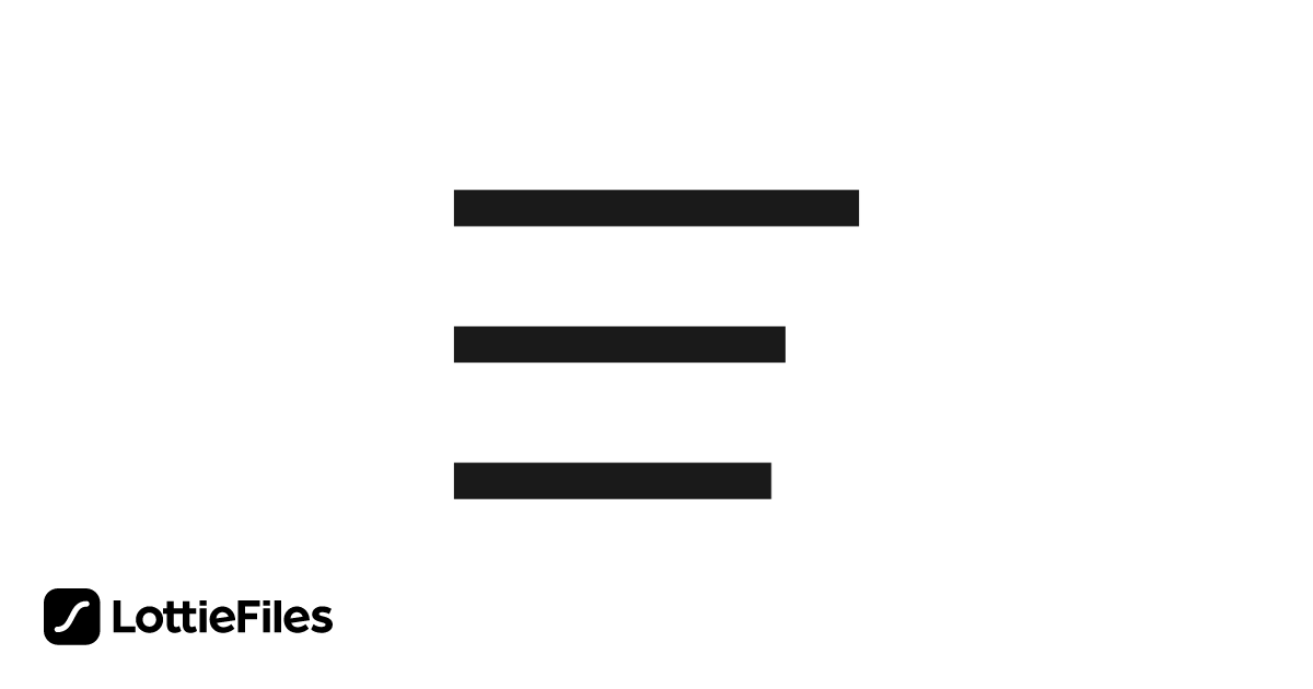 Free Menu Icon Animation by Marian The Designer | LottieFiles
