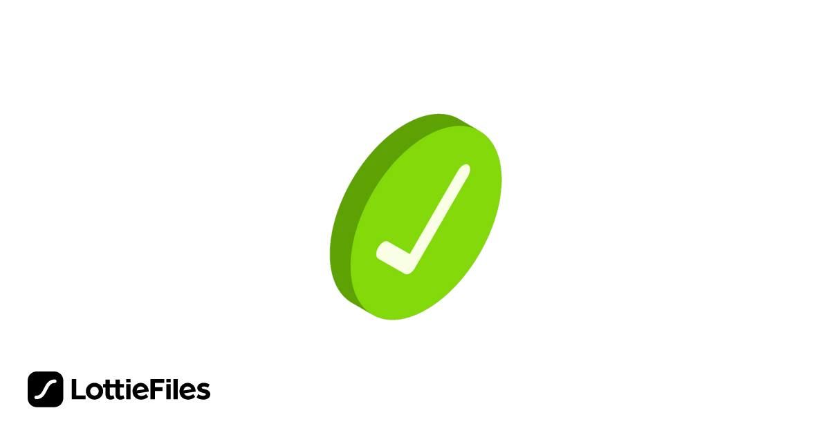 Free Right Tick Animation by Flow Zone | LottieFiles