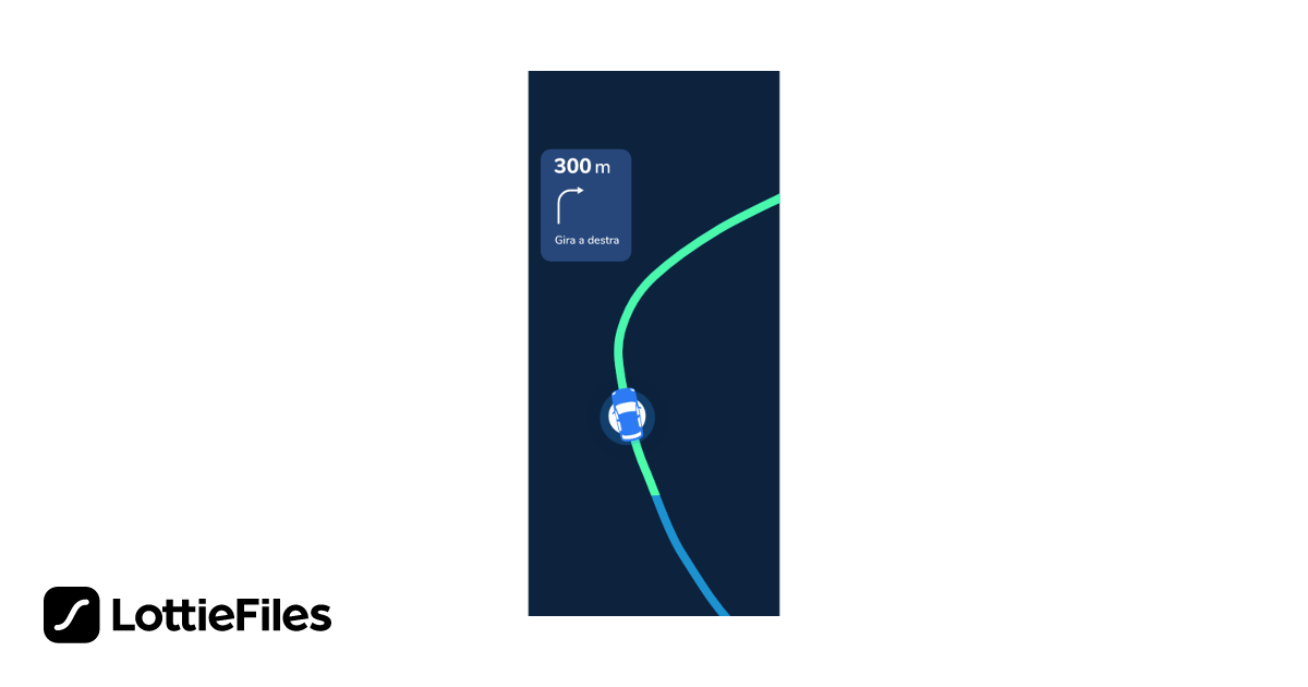 Free map navigation Animation by E.Back | LottieFiles