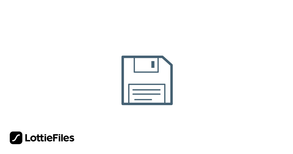 Free Save Animation by NAC Creative | LottieFiles