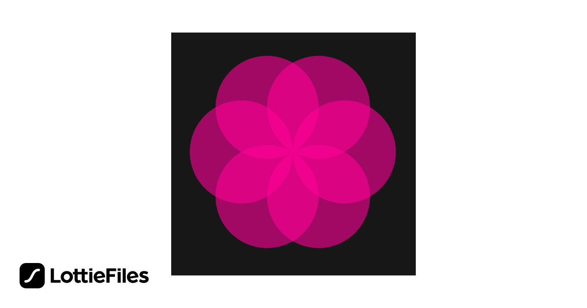 Free Pink Flower Animation by Kunbi Abiodun | LottieFiles