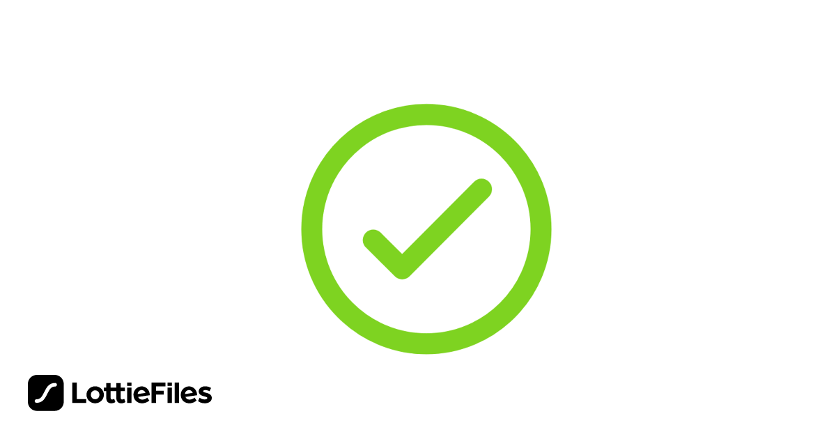 Free Loader with check mark Animation by Ayushi Pareek | LottieFiles