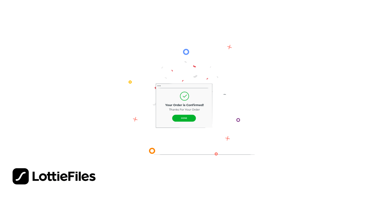 Free Order Completed Lottie Animation Animation by SM Rony | LottieFiles