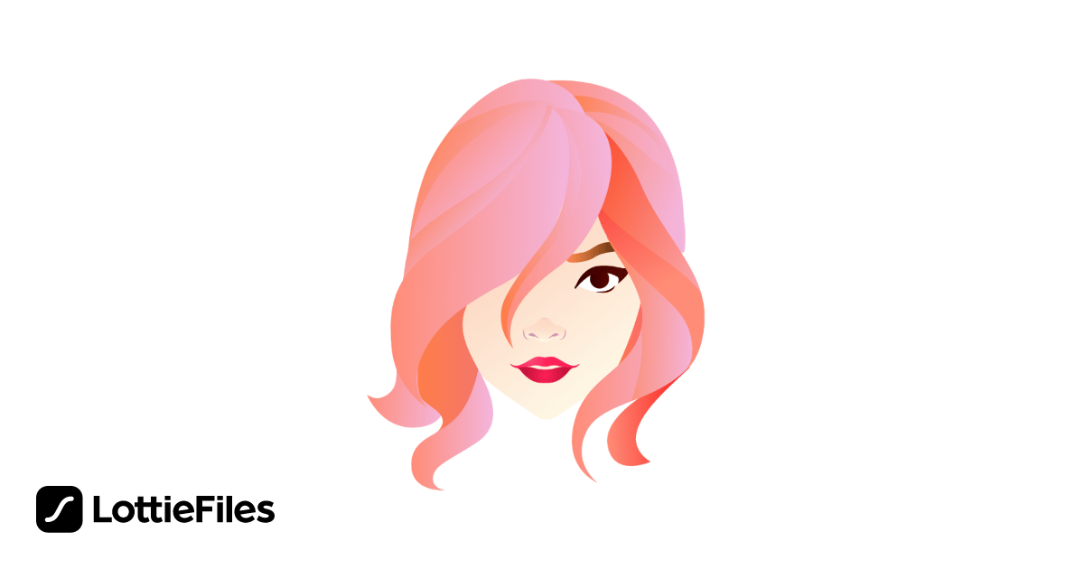 Free Woman Hair Animation by Osama Tanvir | LottieFiles