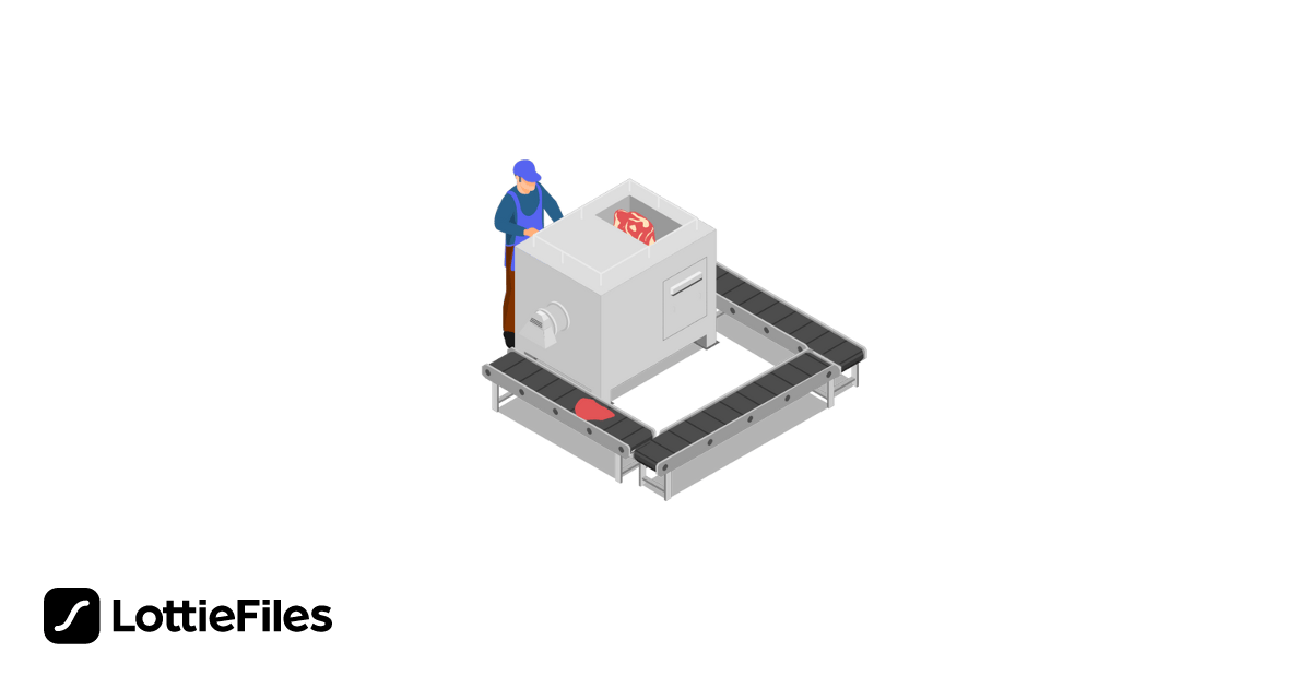 Free Meat grinder process Animation by irwanto | LottieFiles