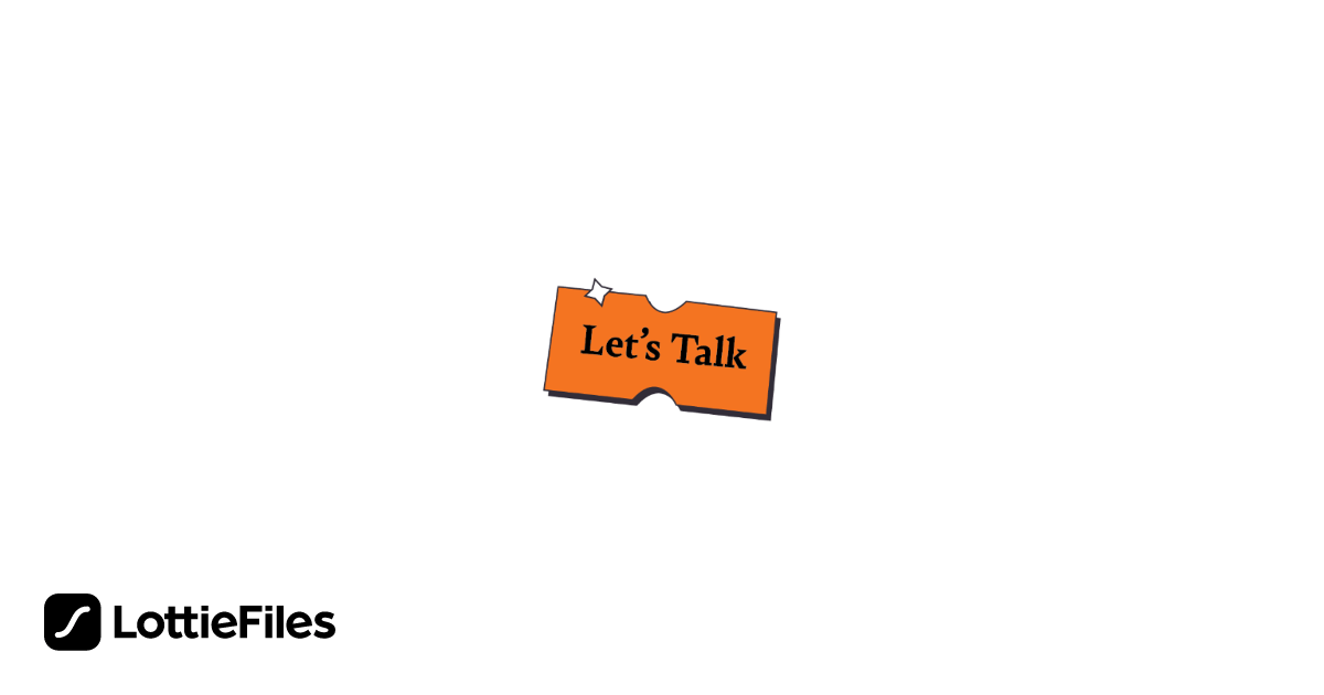 Free Let's Talk Animation by Amy Frost | LottieFiles