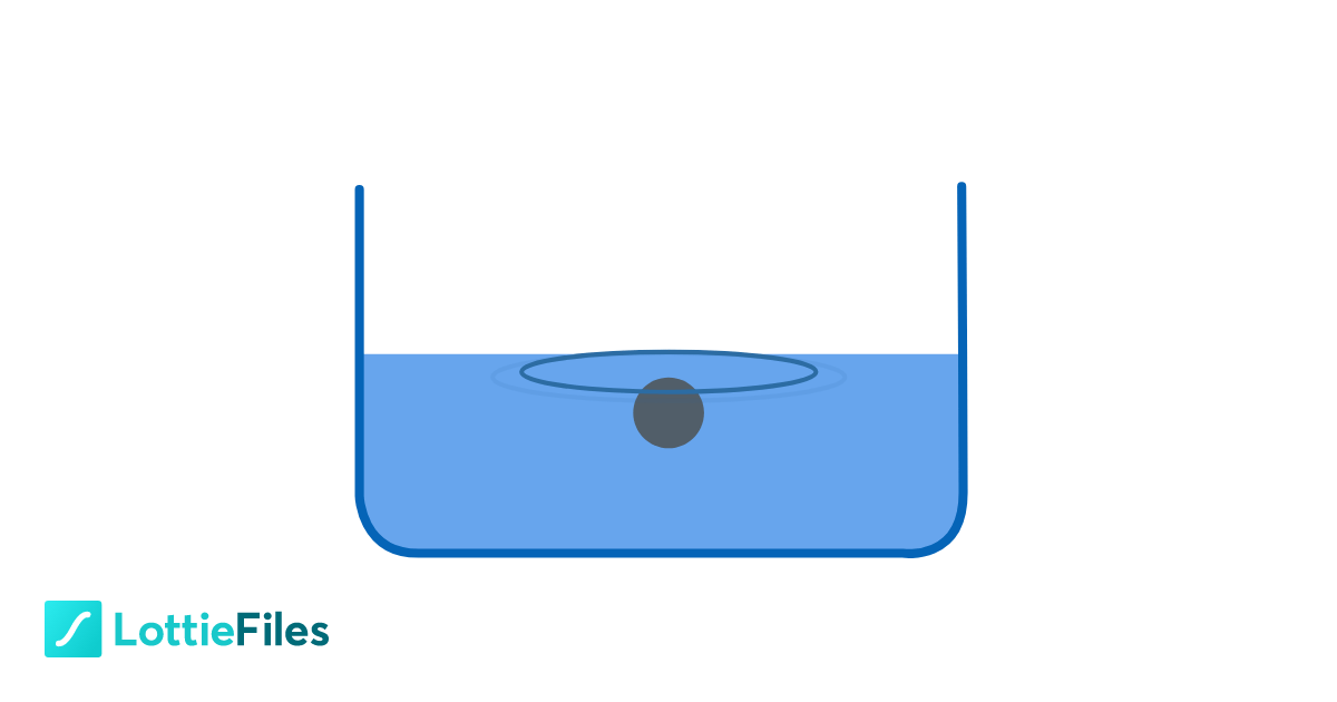 Density – denser objects sink in water - Question on LottieFiles. Free ...