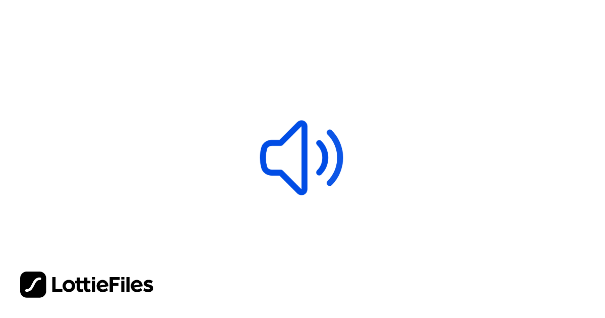 Free Increase Volume Animation by Hardik D Zinzuvadia | LottieFiles