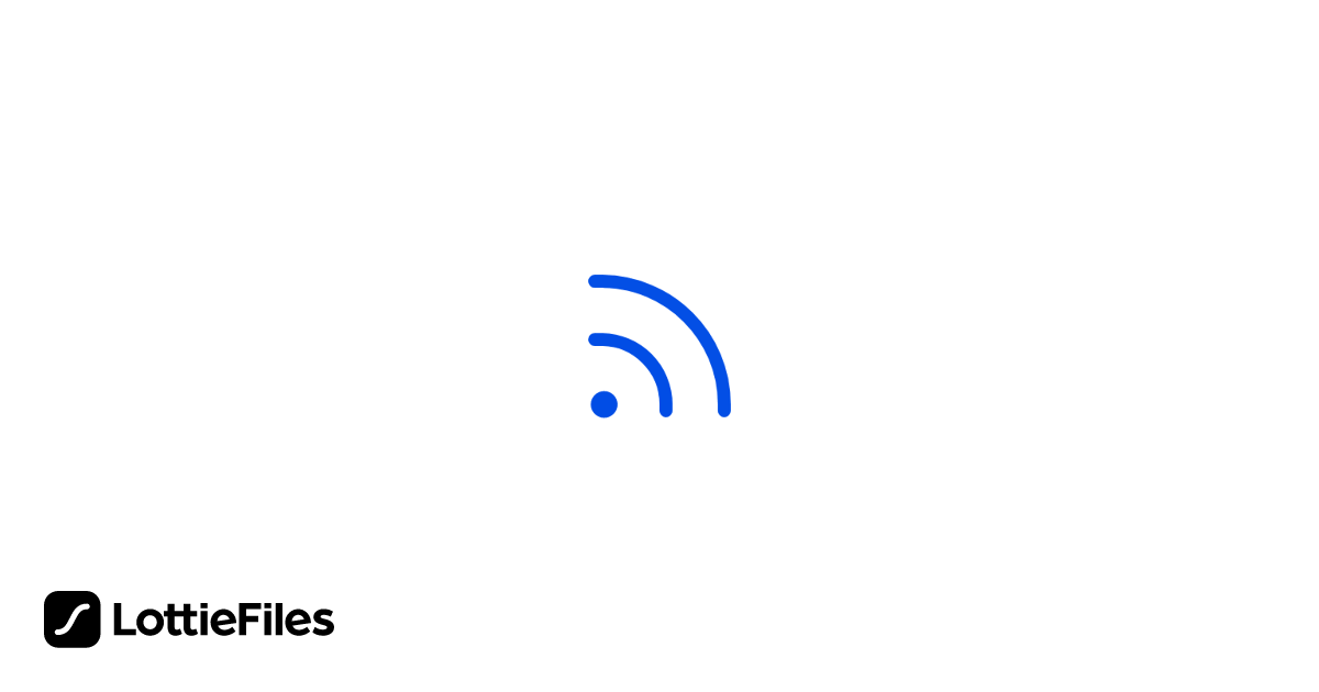 Free Wifi Animation by Hardik D Zinzuvadia | LottieFiles