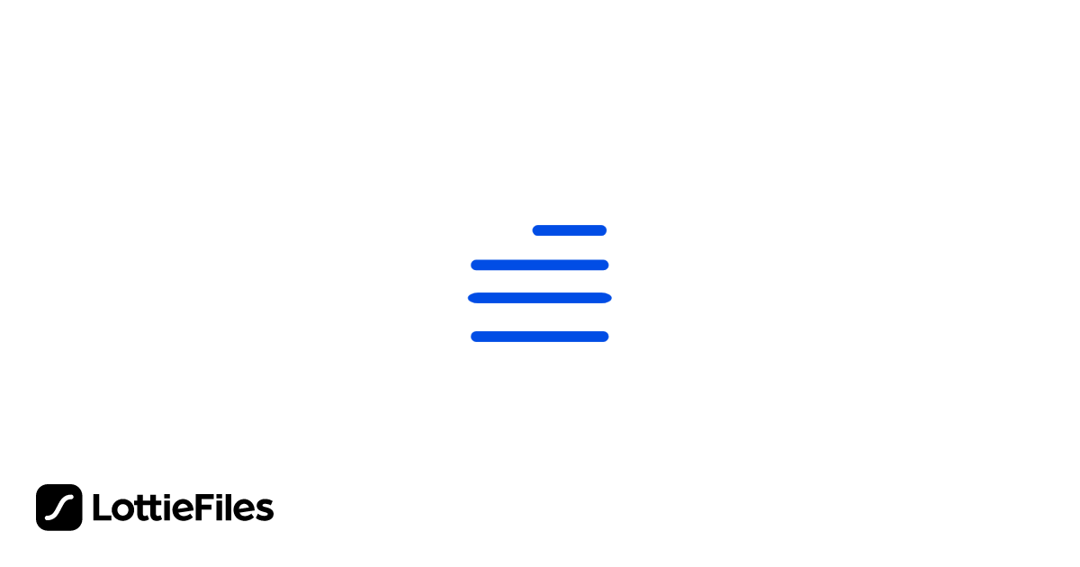 Free Right Align Animation by Hardik D Zinzuvadia | LottieFiles