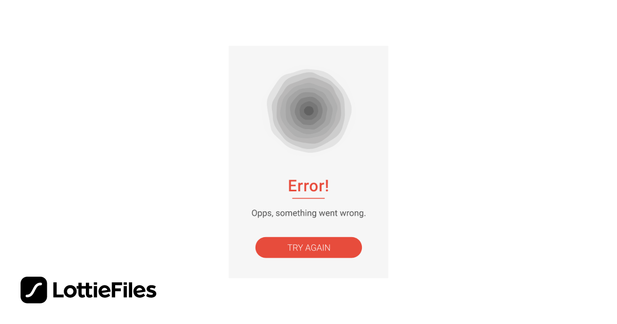 Free Errors screen Animation by Artur Romanov | LottieFiles