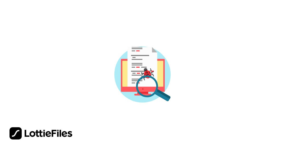 Free Finding Bug Animation by Aexr Graphics | LottieFiles