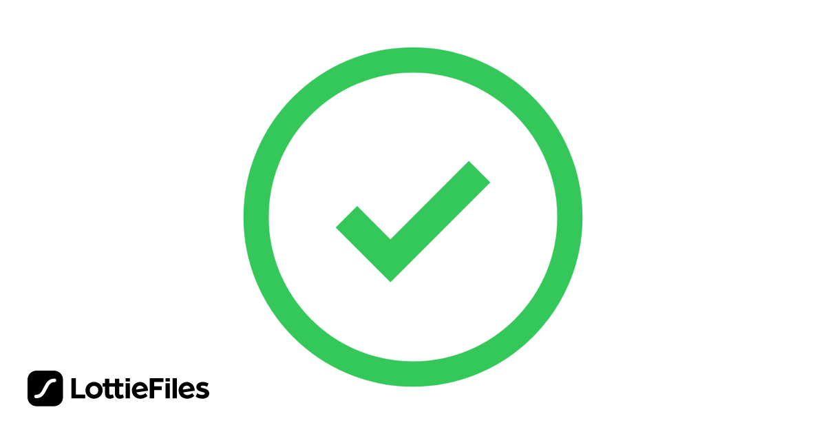 Free Check Success Animation by designersanshi | LottieFiles