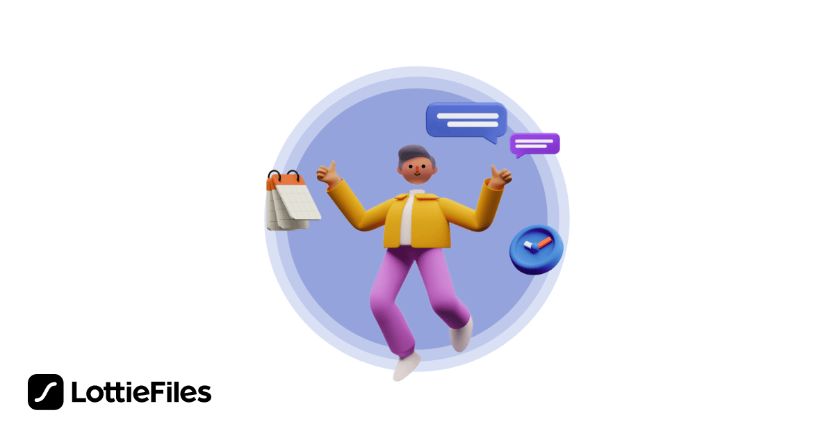 Free Person floating Animation by Dev Ashish Deval | LottieFiles