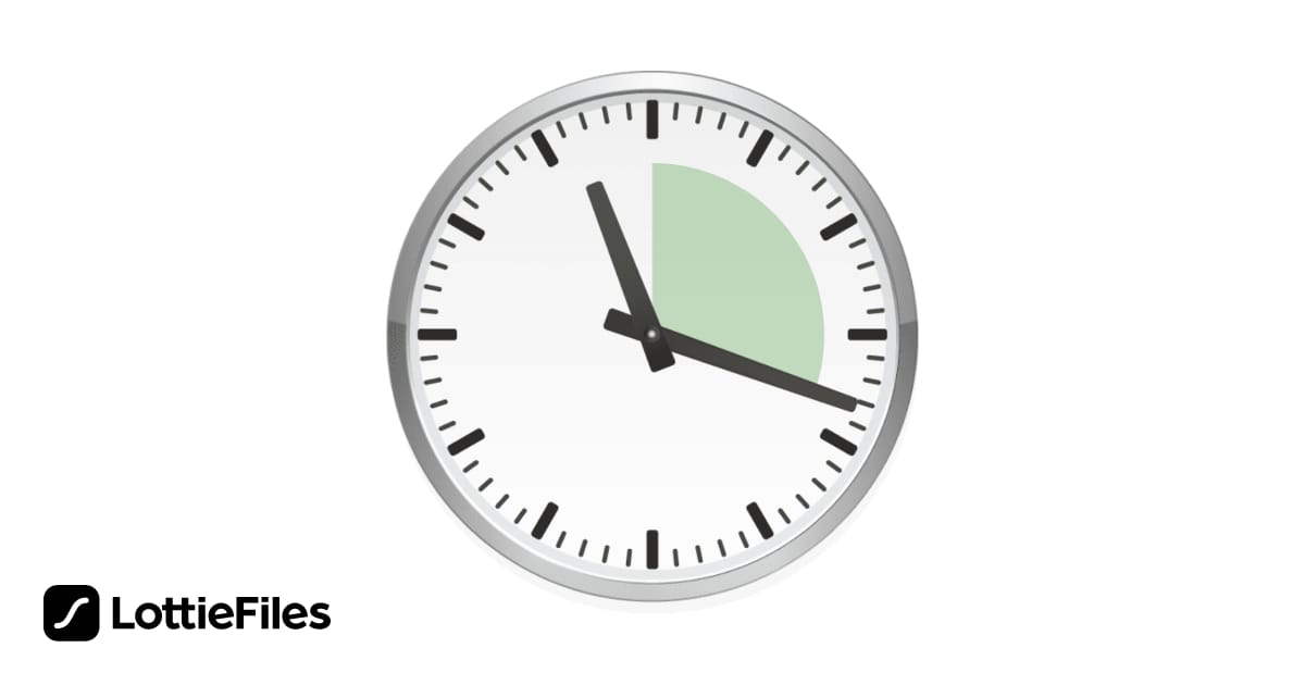 Free Clock 15 mins Animation by buryastorm | LottieFiles