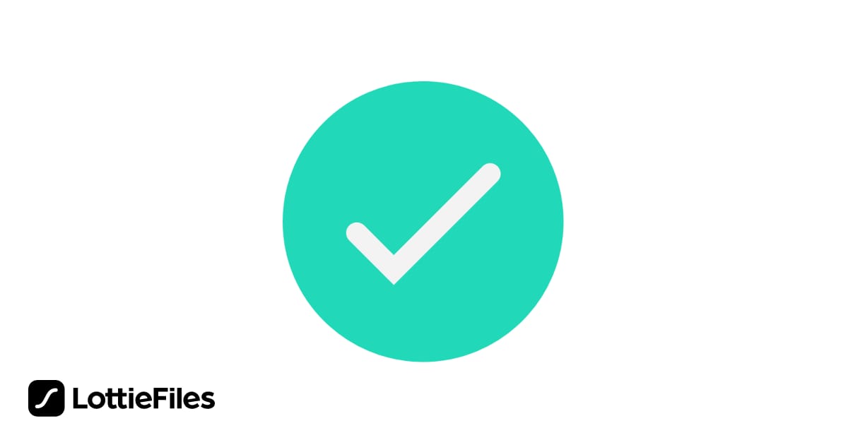 Free Tick Animation by Justin Berkovi | LottieFiles