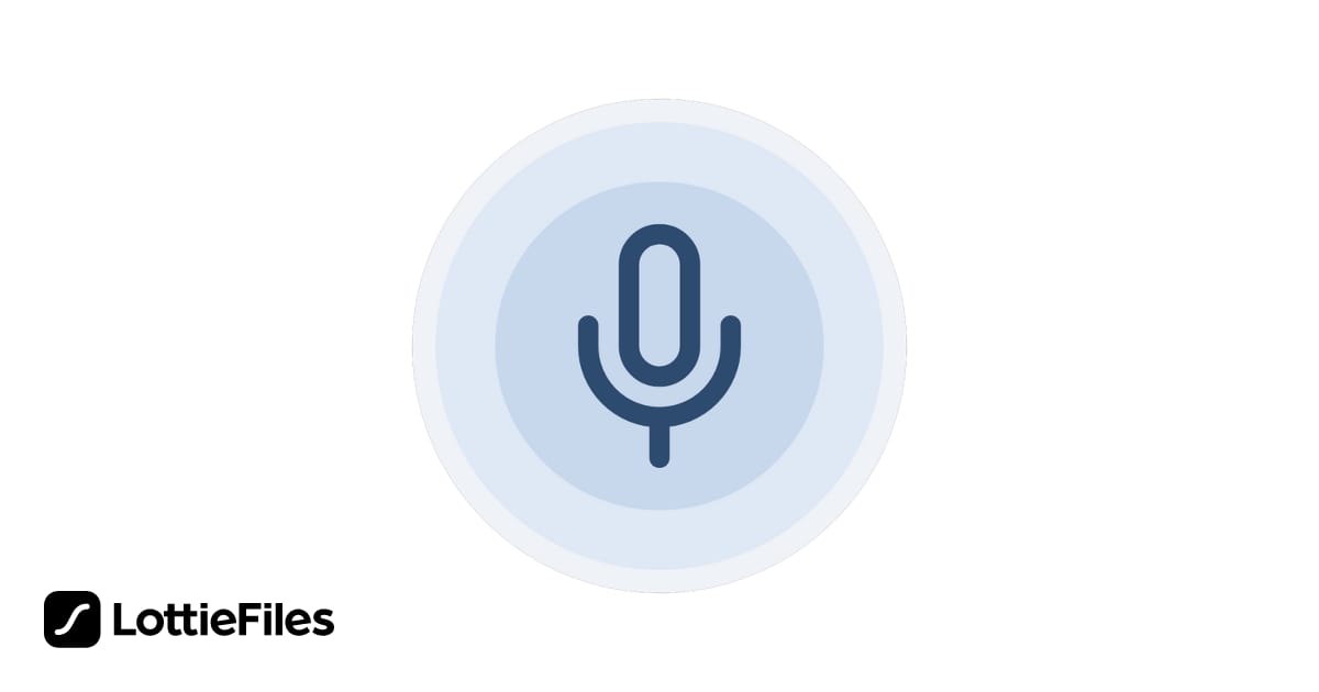 Free mic animation Animation by Kajal Mondal | LottieFiles